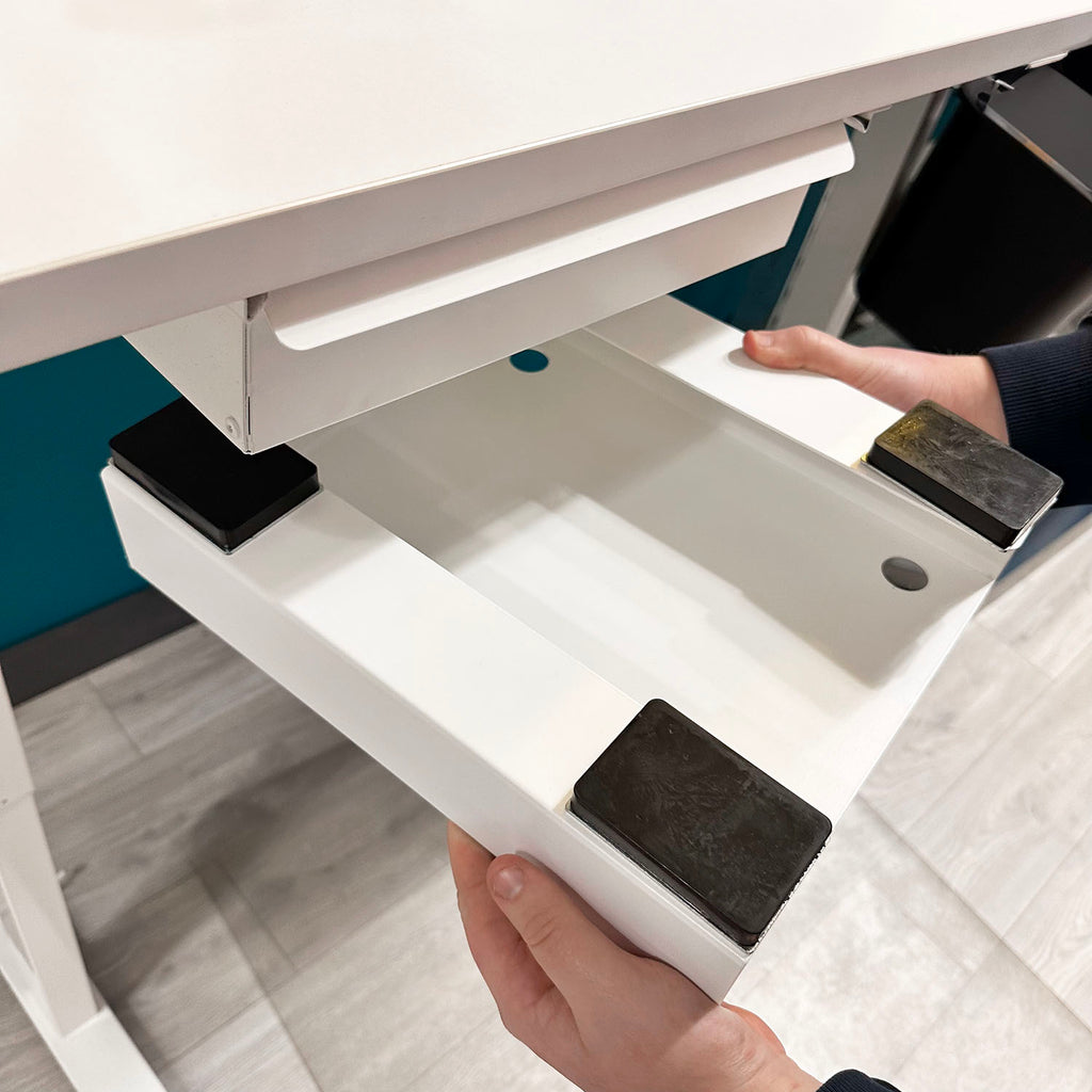 Under Desk Storage Shelf - Easy Installation - Saves Desk Space