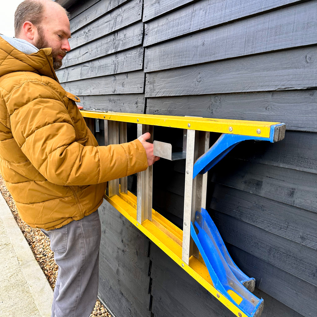 Ladder Hanging Brackets Pair - Heavy-Duty - Easy Installation