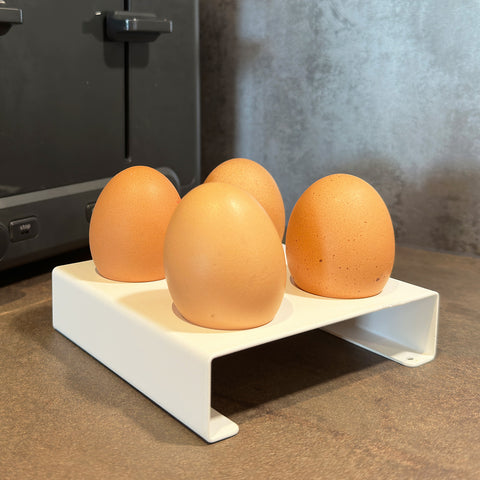Egg Rack for Counter - Worktop Standing - 4 Egg Capacity