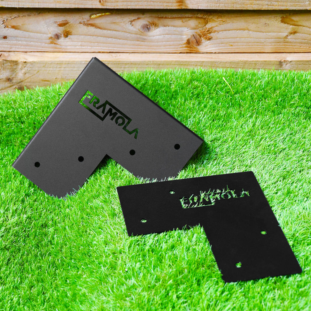 Pergola Corner Bracket - 2-Way Connector for 2 Wooden Beams - Indoor ...