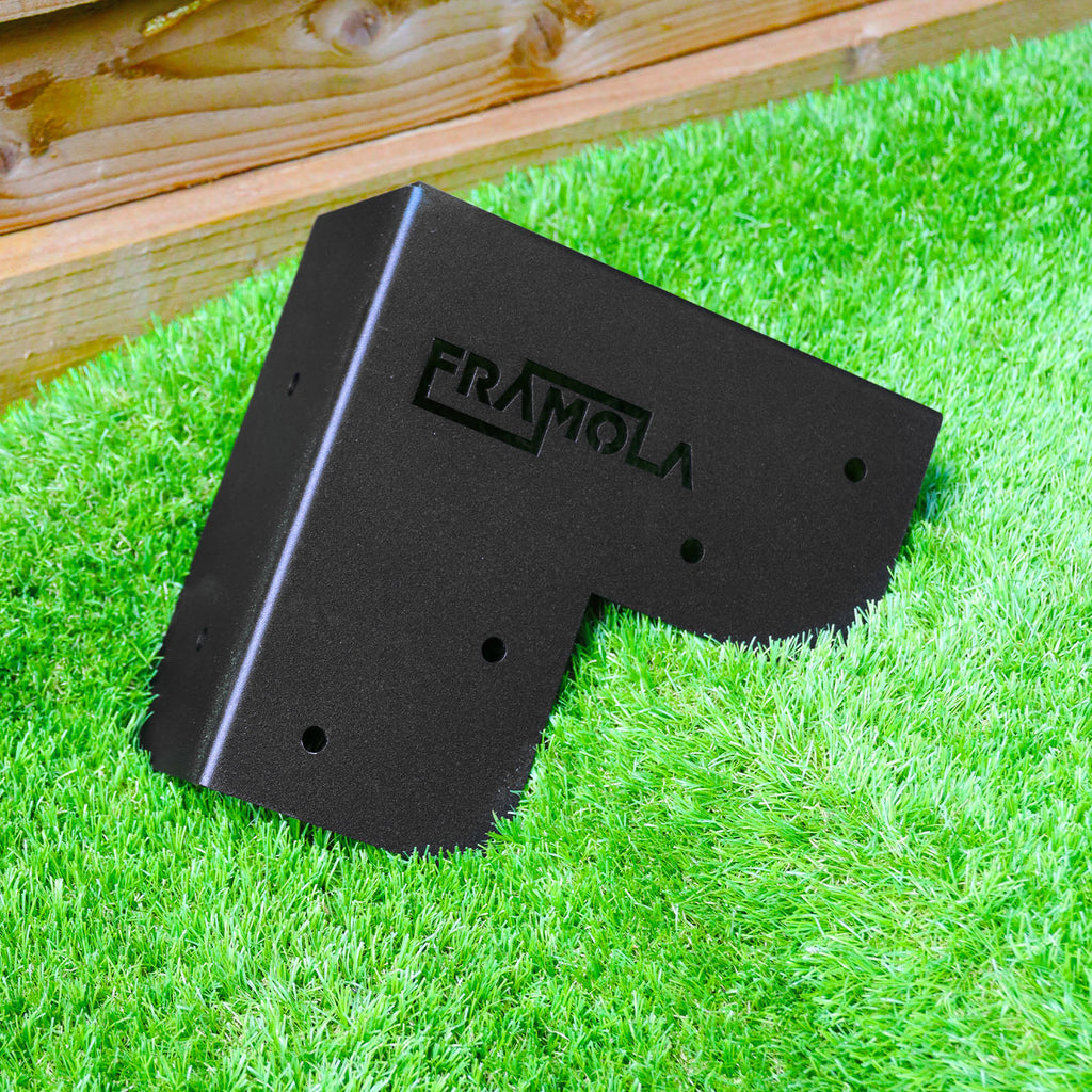 Pergola Corner Bracket - 2-Way Connector for 2 Wooden Beams - Indoor ...