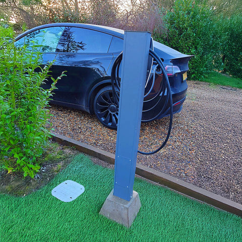 Tesla Wall Connector Pedestal for Mounting Gen 3 Connectors - Indoor ...