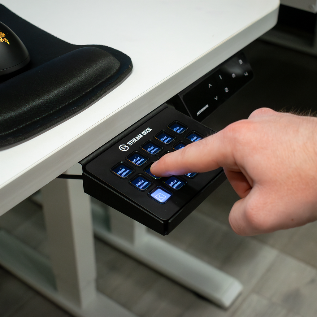 Stream Deck Under Desk Mount - Designed for 15 Button Versions - Indoor ...