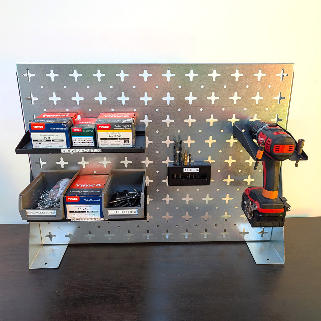 Nukeson Tool Wall Panels - Desktop Freestanding Version - Indoor Outdoors