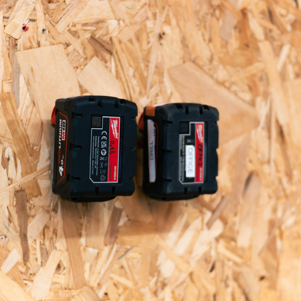 Wall Mount Battery Holder - Fits Many Power Tool Batteries