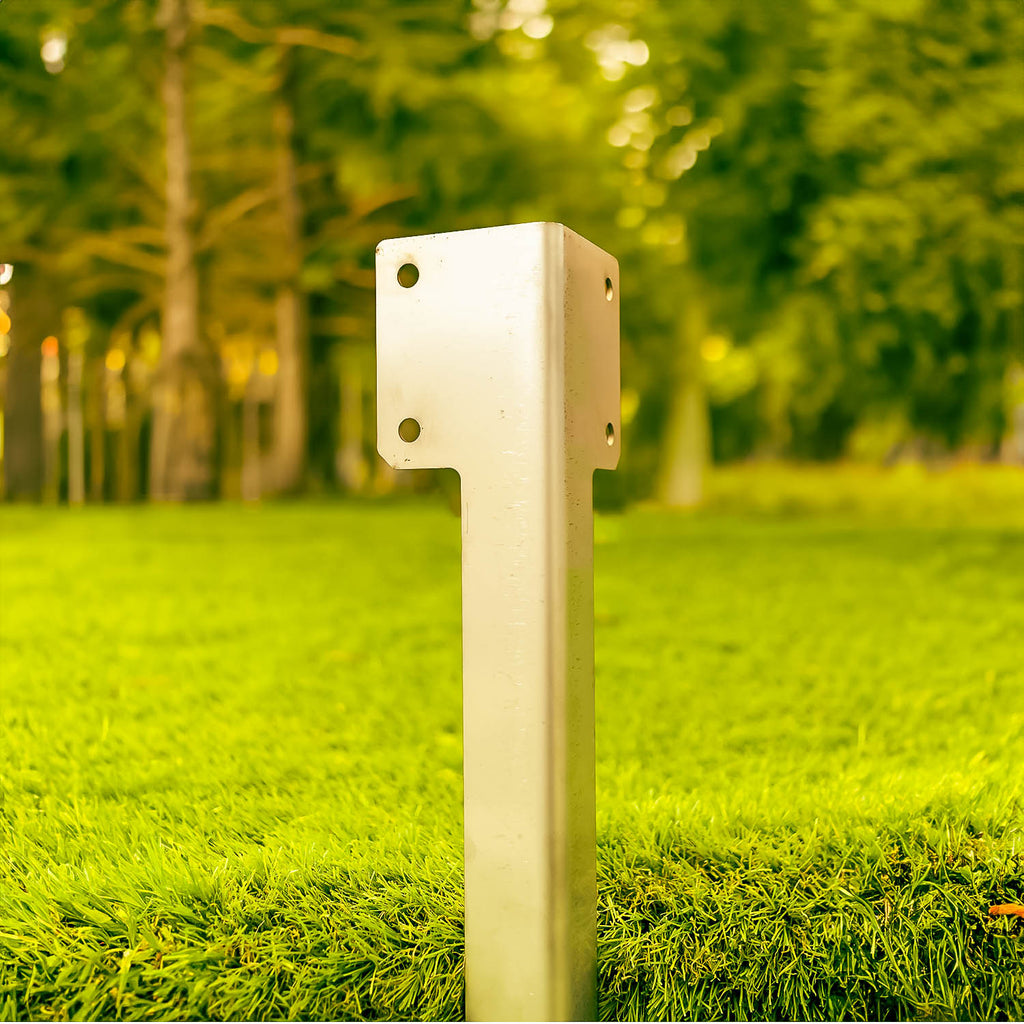 Stainless Steel Corner Bracket - InfiniBracket Corner with Stake