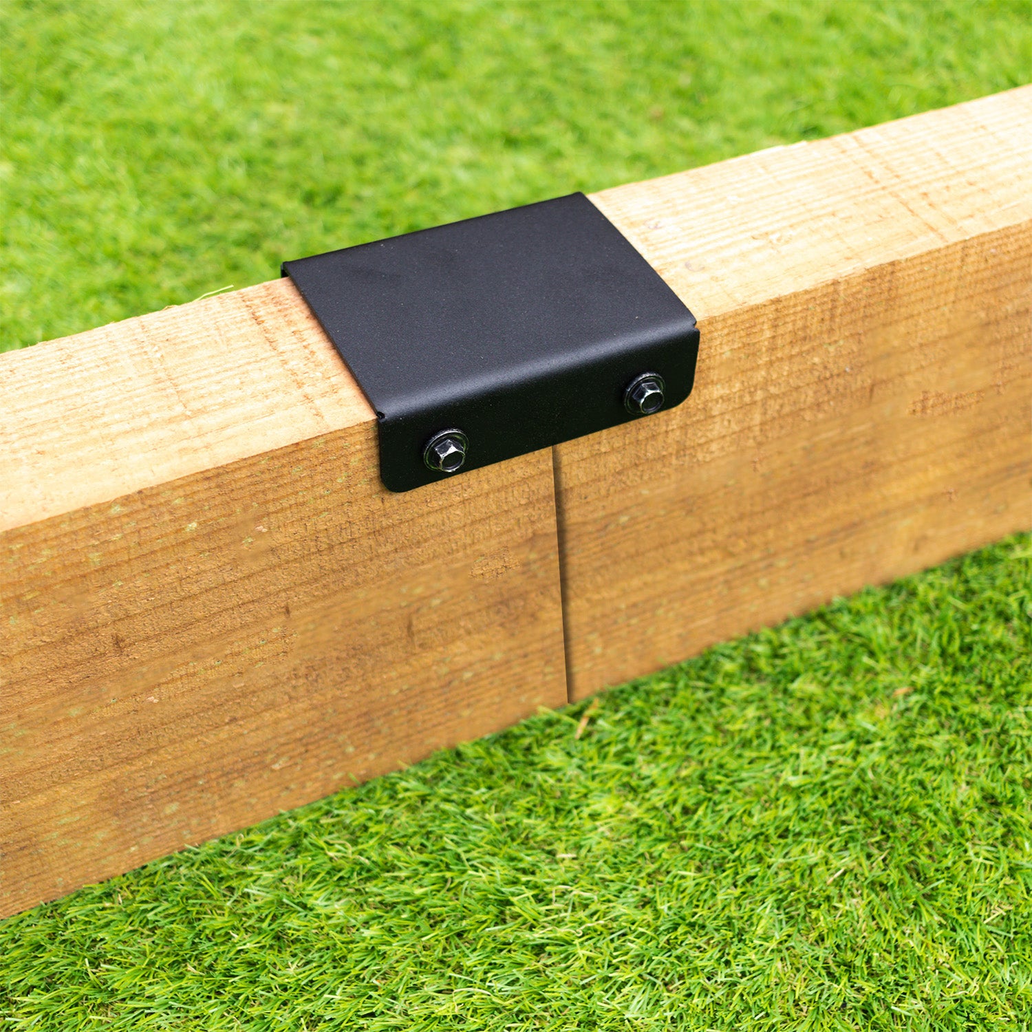Railway Sleeper Joining Plate - 4 Sizes Available - SleeperFit UK