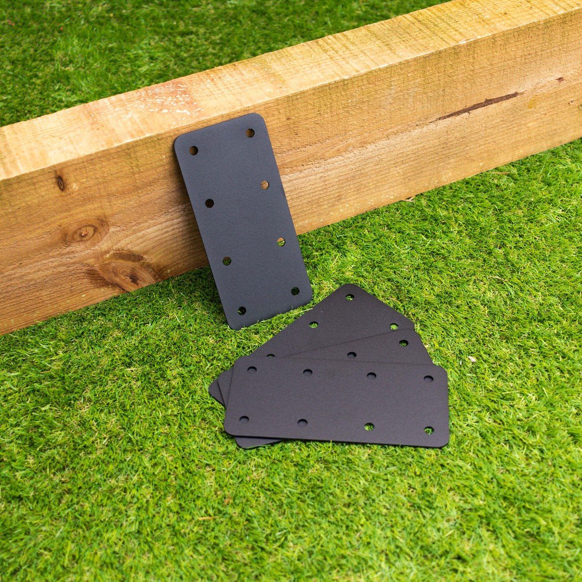 Flat Brackets - Railway Sleeper Brackets from SleeperFit UK