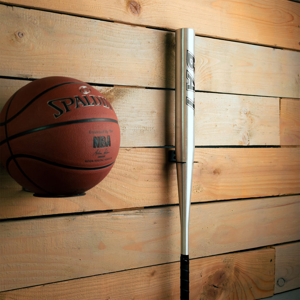 Baseball Bat Wall Mount Hanging Bracket - Made in the UK