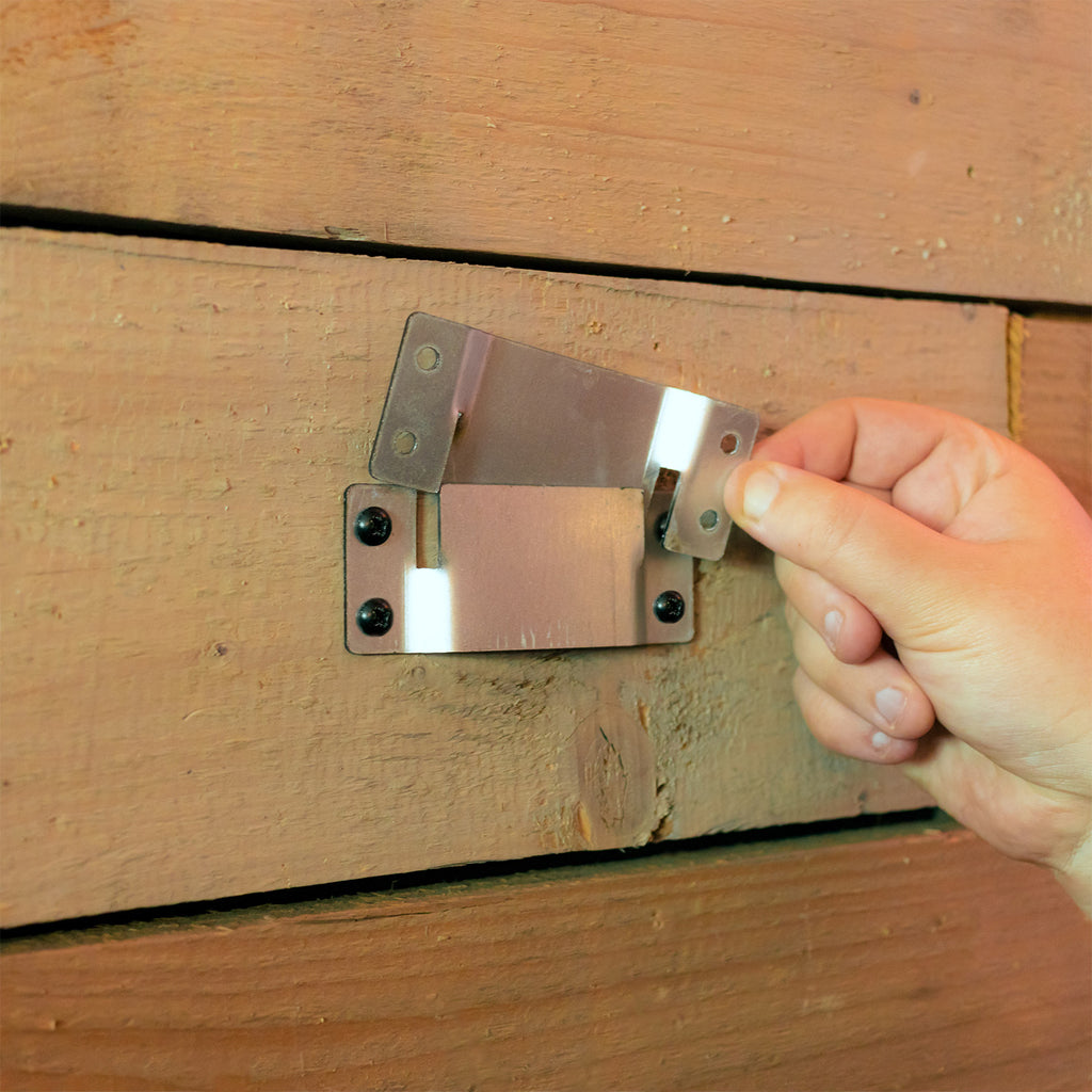 Flush Mount Brackets Pair for Wall Hanging Installation