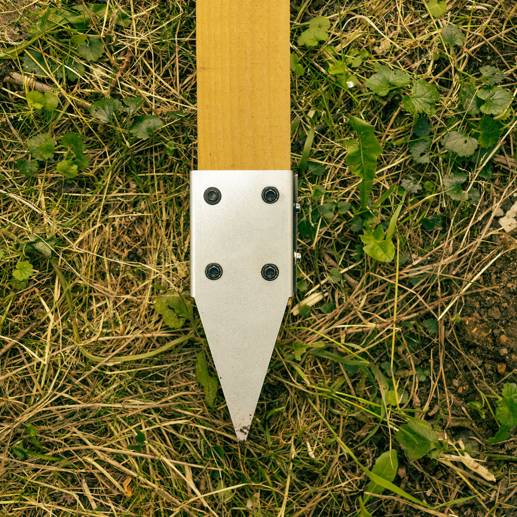 Drive In Fence Post Ground-Mount Brackets - Made in the UK