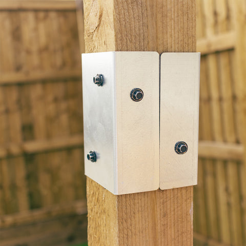 Fence Post Extender Bracket - Pair of Brackets - 4 Sizes Available