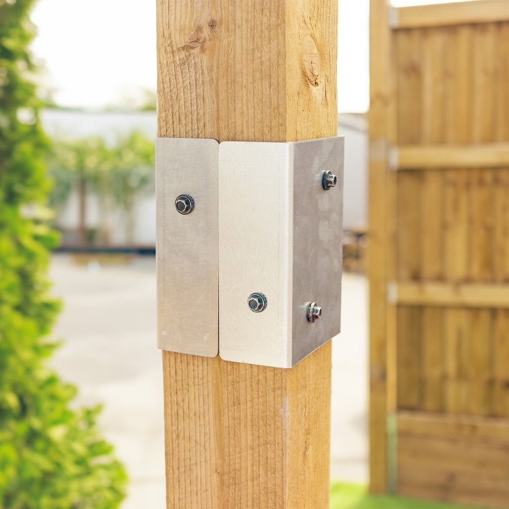 Fence Post Extender Bracket - Pair of Brackets - 4 Sizes Available