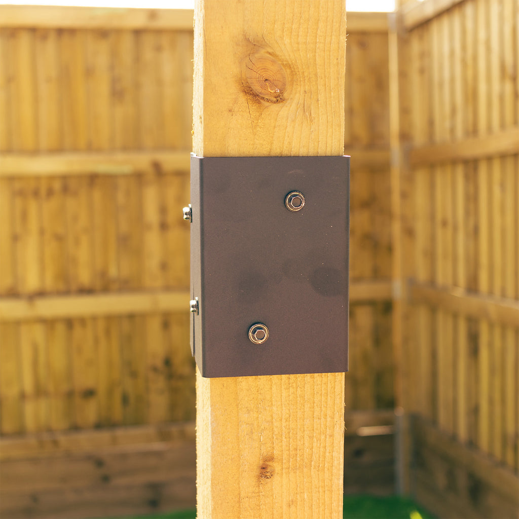 Fence Post Extender Bracket - Pair of Brackets - 4 Sizes Available
