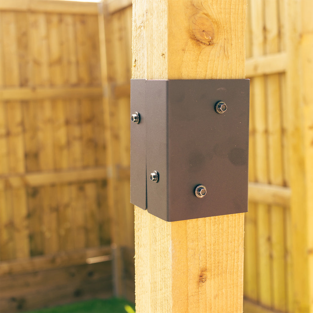 Fence Post Extender Bracket - Pair of Brackets - 4 Sizes Available