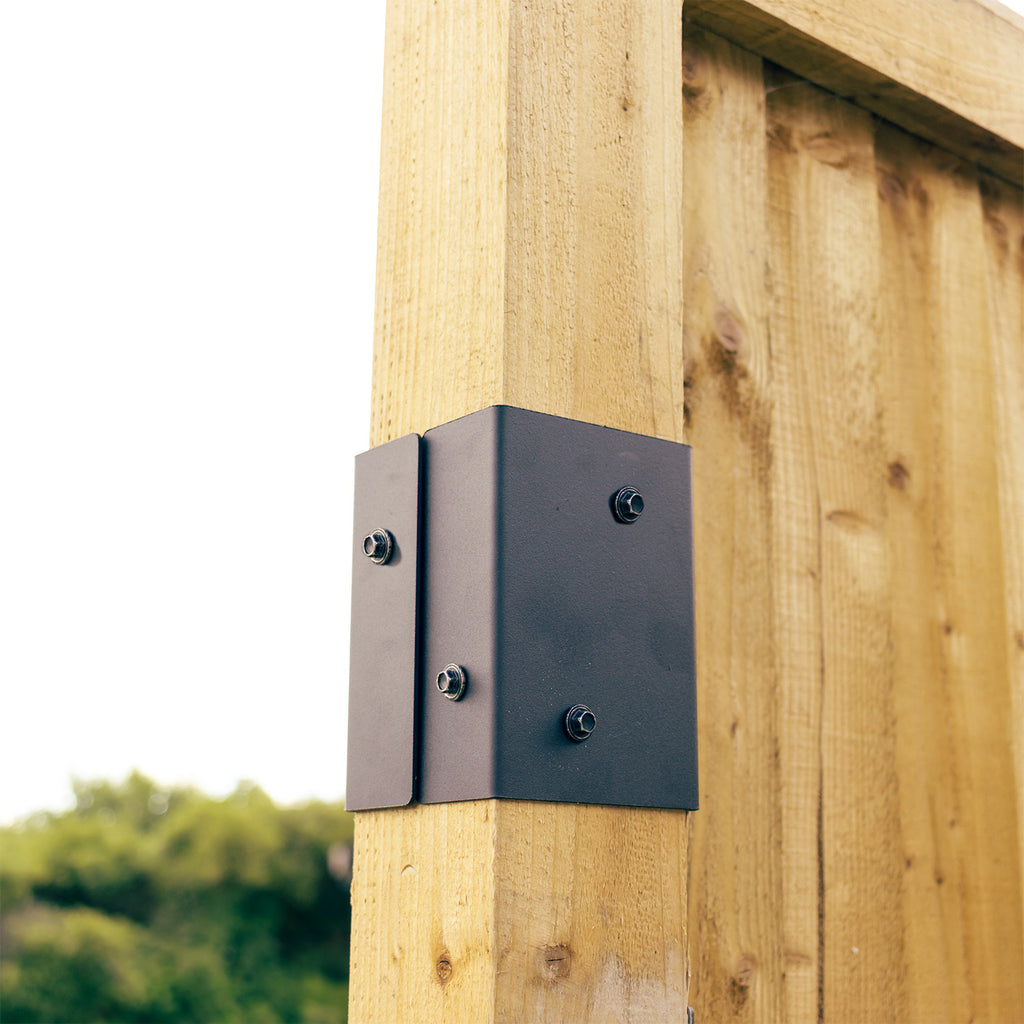 Fence Post Extender Bracket - Pair of Brackets - 4 Sizes Available