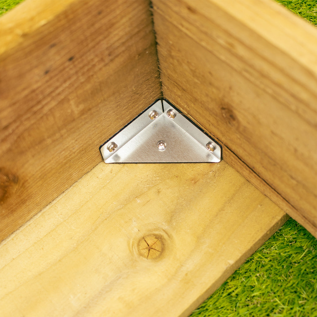 Corner Reinforcement Bracket - Pack of 4 - 3-Sided Steel