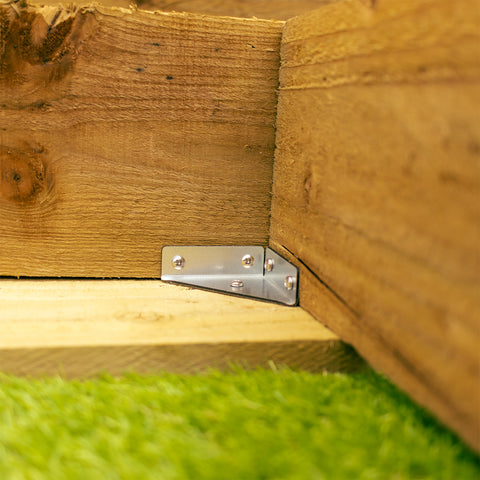 Corner Reinforcement Bracket - Pack of 4 - 3-Sided Steel