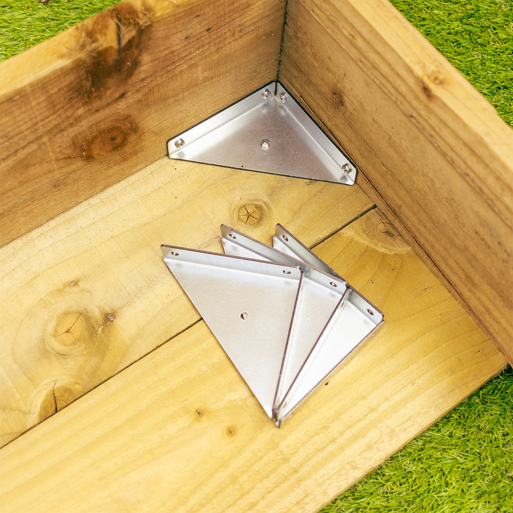 Corner Reinforcement Bracket - Pack of 4 - 3-Sided Steel