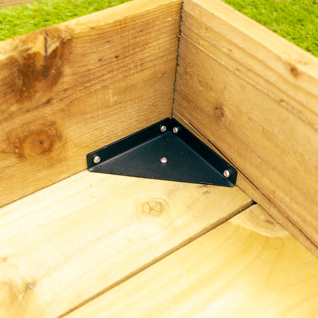 Corner Reinforcement Bracket - Pack of 4 - 3-Sided Steel