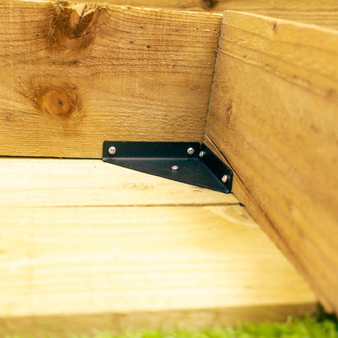 Corner Reinforcement Bracket - Pack of 4 - 3-Sided Steel