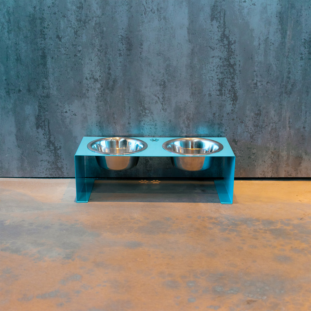 Pet Food Riser - Double Bowl Capacity - Suitable for Cats & Dogs
