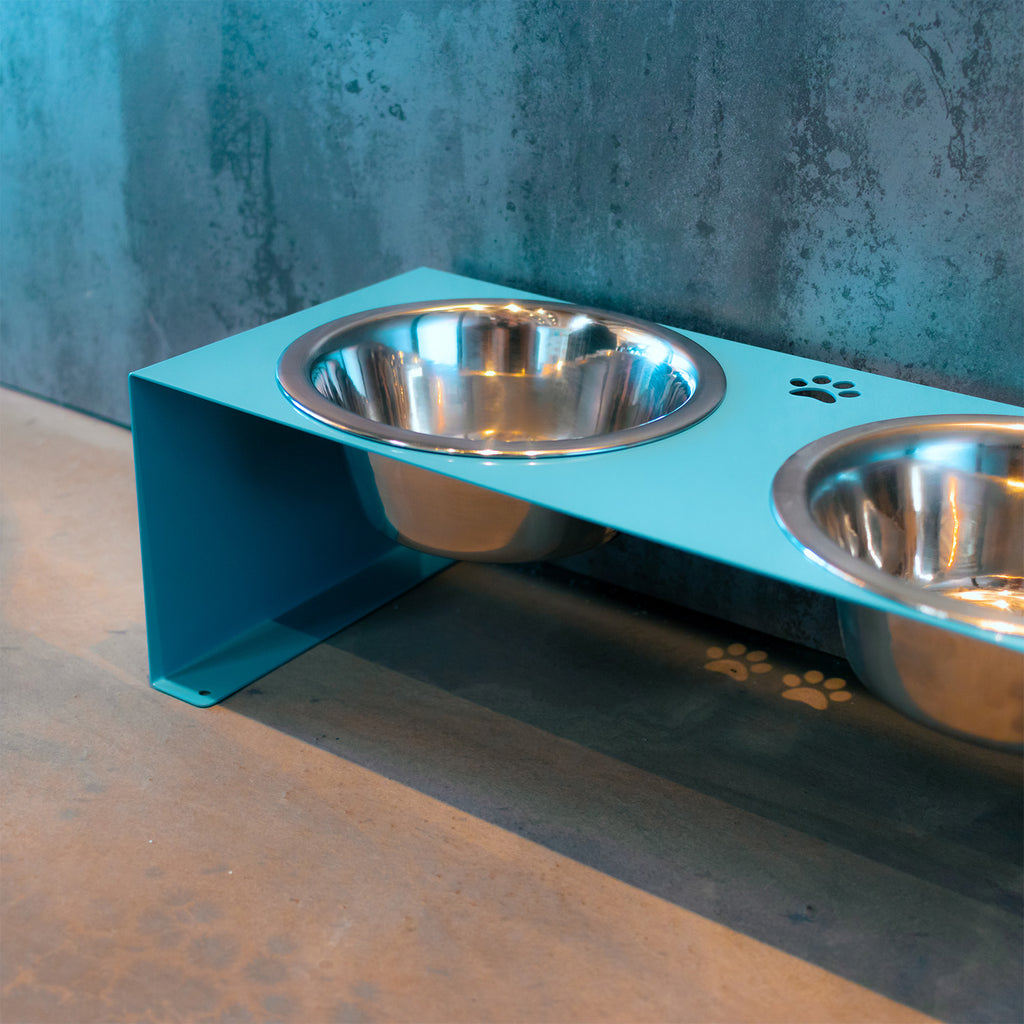 Pet Food Riser - Double Bowl Capacity - Suitable for Cats & Dogs