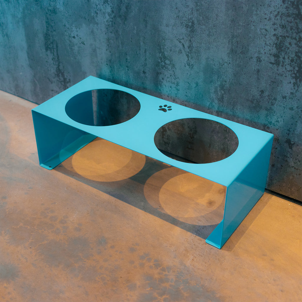 Pet Food Riser - Double Bowl Capacity - Suitable for Cats & Dogs