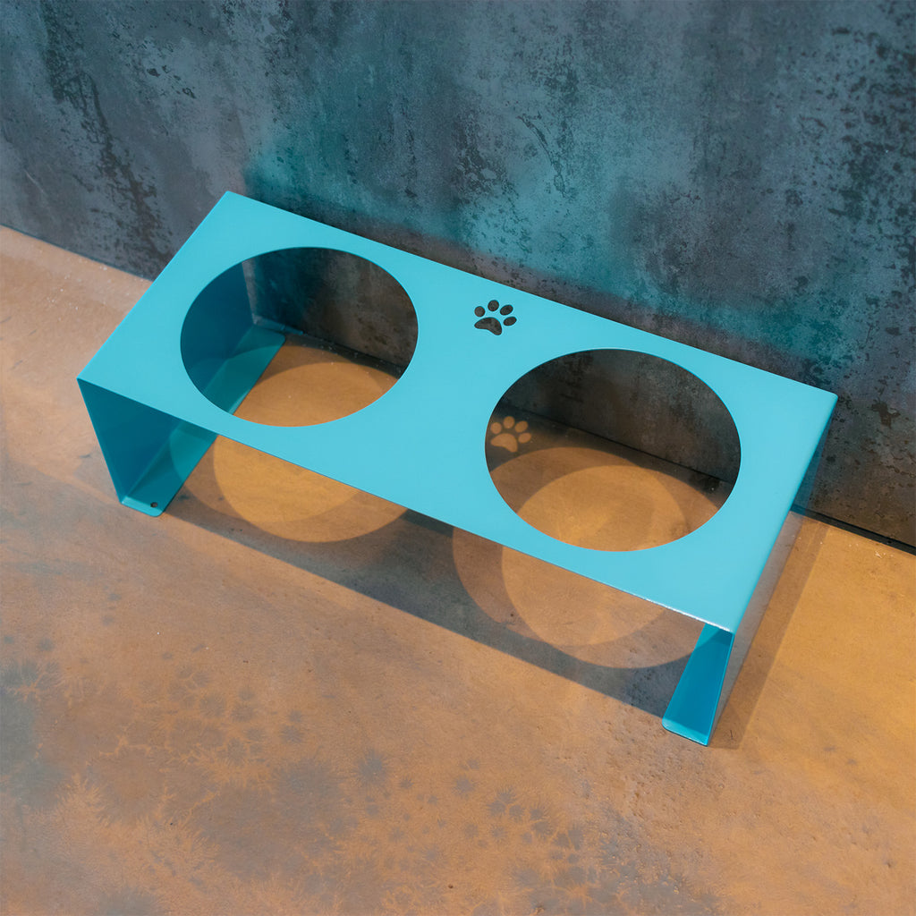 Pet Food Riser - Double Bowl Capacity - Suitable for Cats & Dogs