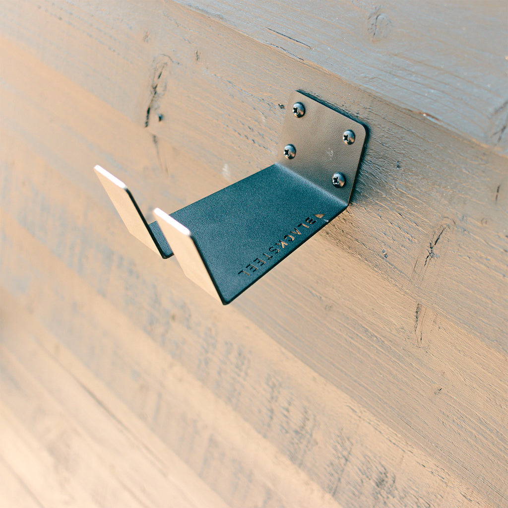 Wall Mount Bicycle Holder - Set of 3 Brackets for Hanging Bikes