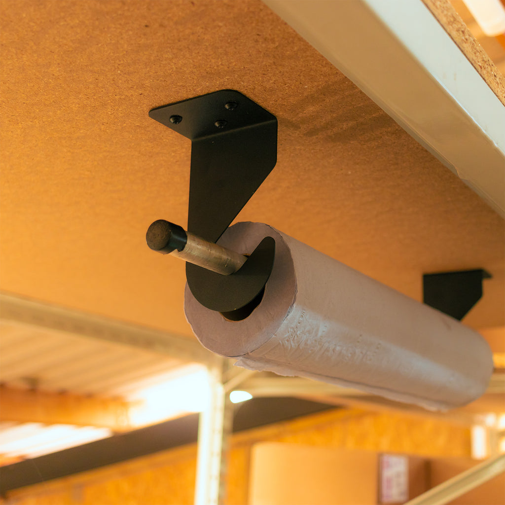 Ceiling Mount Brackets - For Reels of Material - Indoor Outdoors