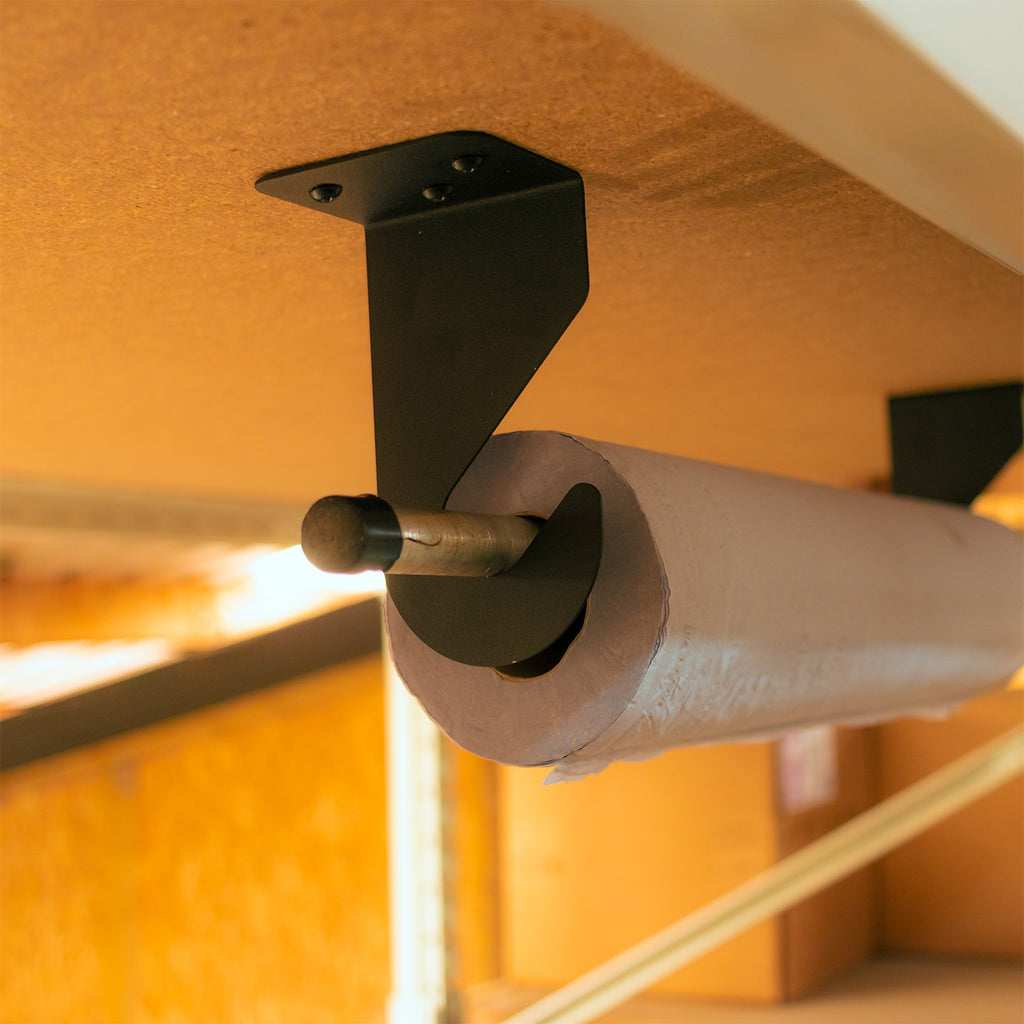 Ceiling Mount Brackets - For Reels of Material - Indoor Outdoors