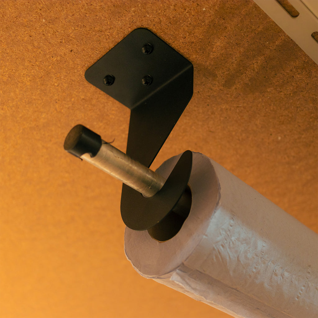 Ceiling Mount Brackets - For Reels of Material - Indoor Outdoors
