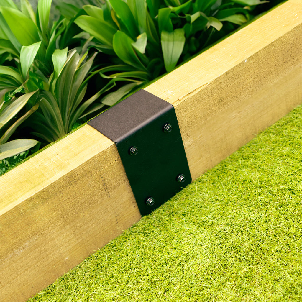 Railway Sleeper Joining Plate - 8 Sizes Available - SleeperFit UK