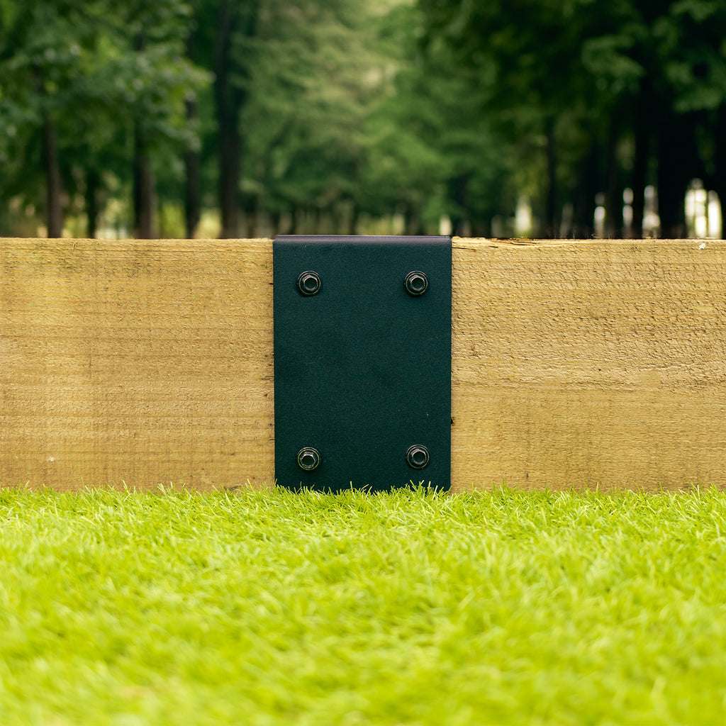 Railway Sleeper Joining Plate - 8 Sizes Available - SleeperFit UK