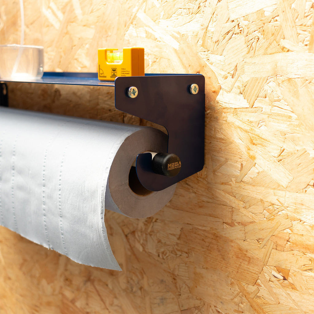 Couch Roll Dispenser & Holder with Shelf - For 520mm Rolls