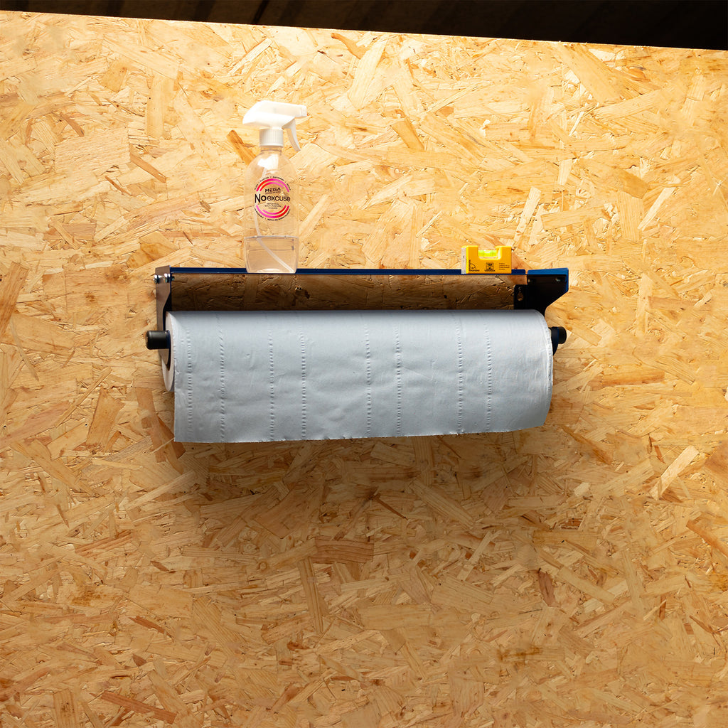 Couch Roll Dispenser & Holder with Shelf - For 520mm Rolls