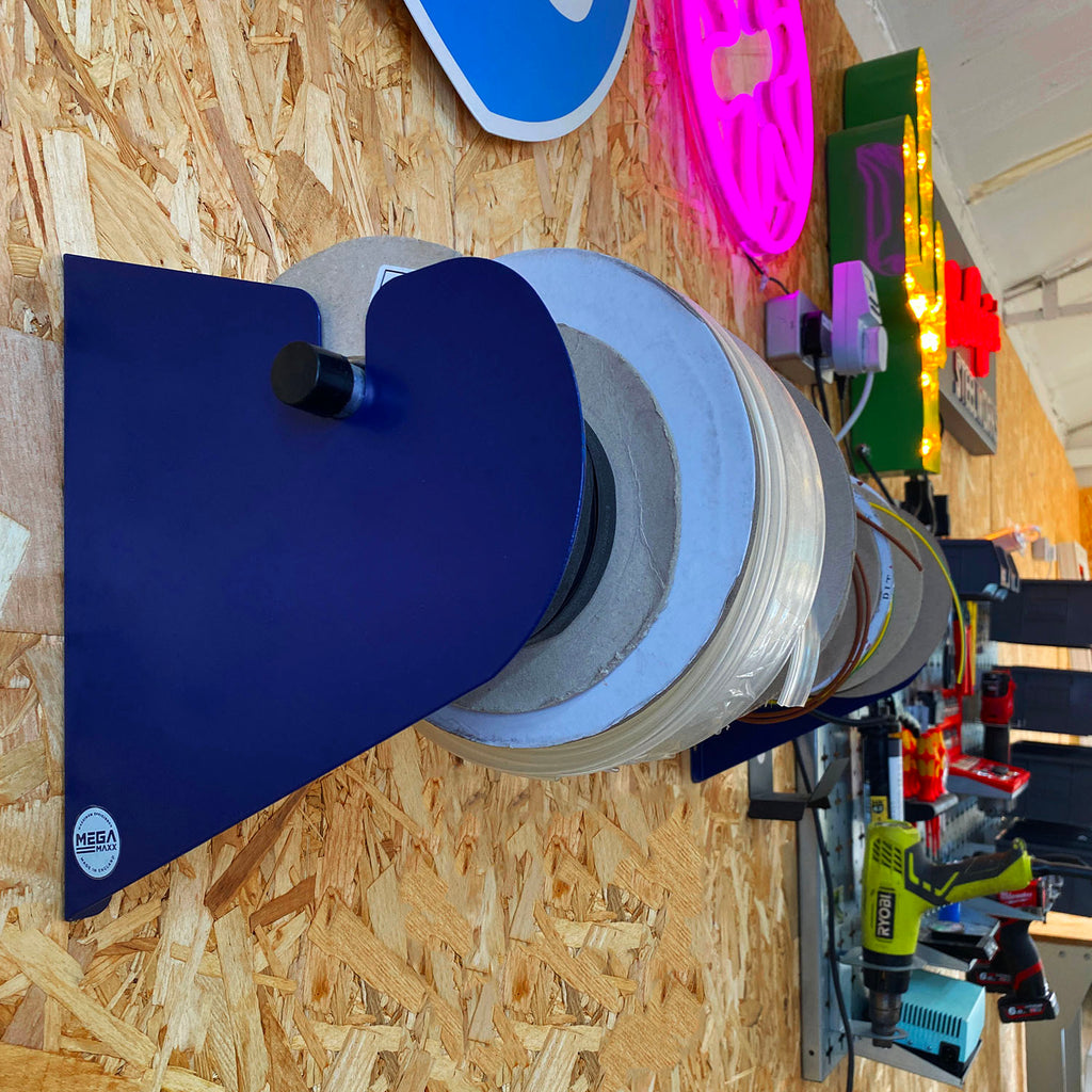 Cable Reel Holder | Wall Mount Bracket for Storing Cable Reels