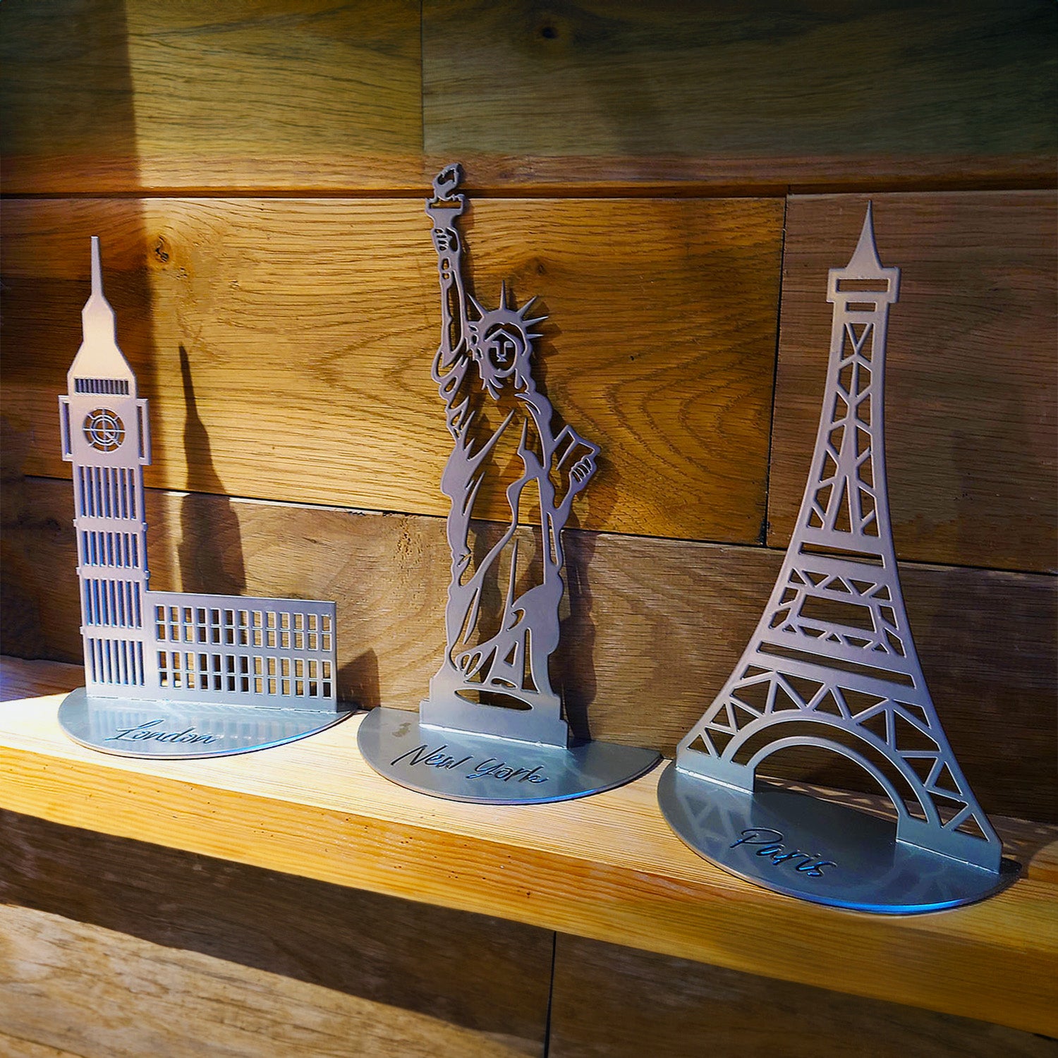 Landmark Ornaments - Iconic Cities - Paris, New York, London