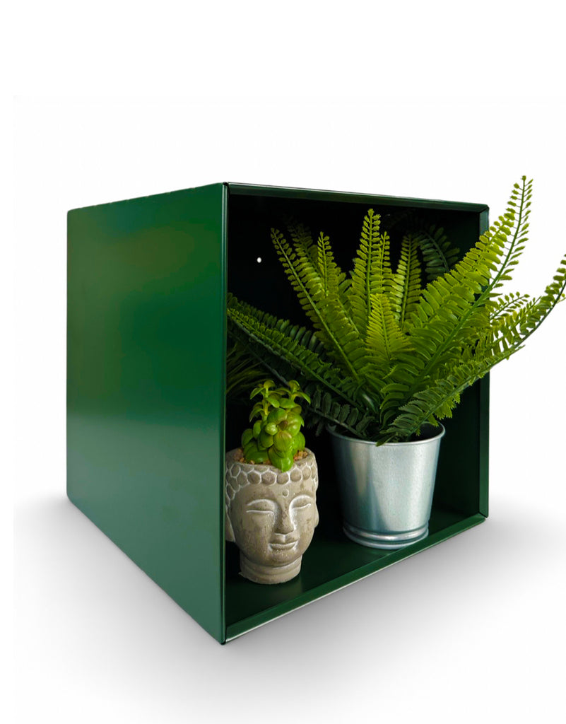 Storage Cube - Planter Cube - Multi-Use Steel Cube from Cubitz
