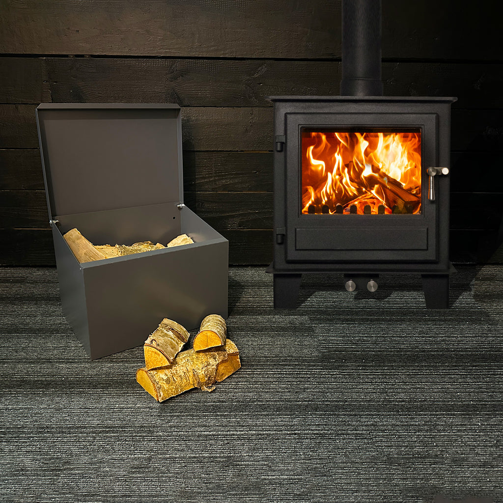 Kindling Box - Logs & Kindling Storage - Volcann UK - Indoor Outdoors