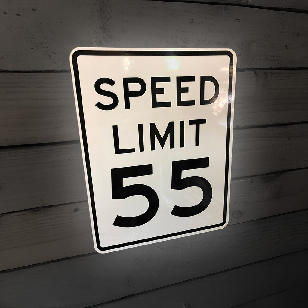 American Speed Limit Sign - Classic Vintage Automobilia