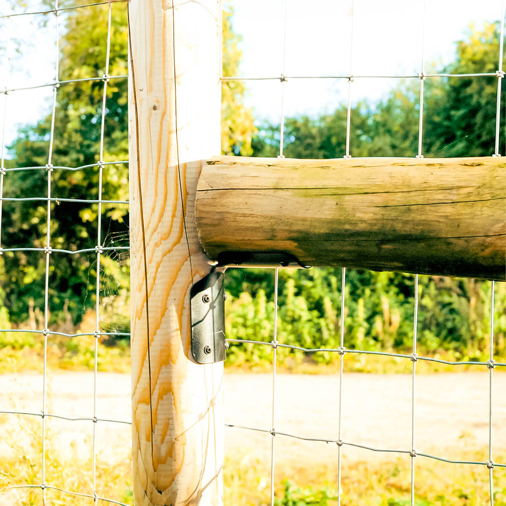 Round Fence Post Bracket - For Fixing or Installing Fences