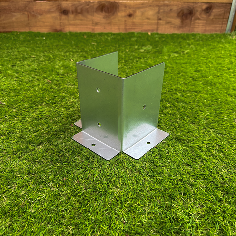 Fence Post Floor Bracket - 4 Sizes to Choose From