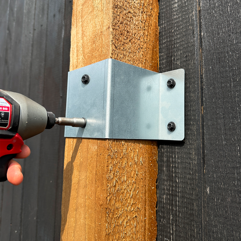 Fence Post Wall Bracket - 4 Sizes to Choose From - Easy Install