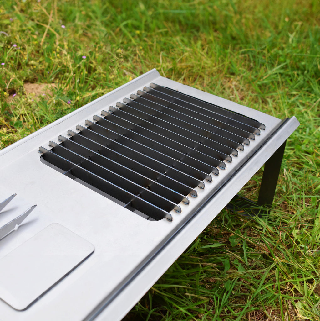 Portable BBQ - Large Size - Flat-Pack Assembly - Made in the UK