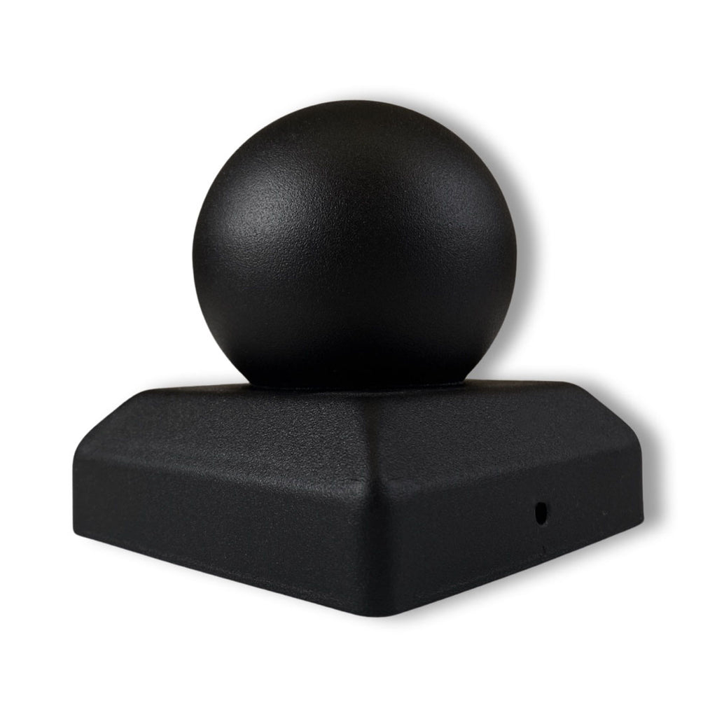 Fence Cap Ball Post Toppers - 3" & 4" Post Versions