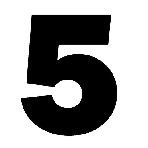 Steel House Numbers - 2 Sizes, 2 Finishes Available