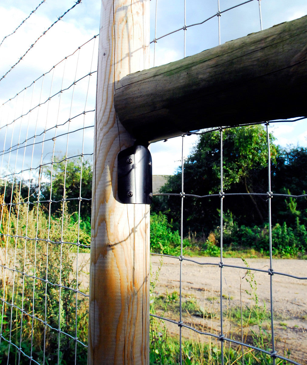 Round Fence Post Bracket - For Fixing or Installing Fences