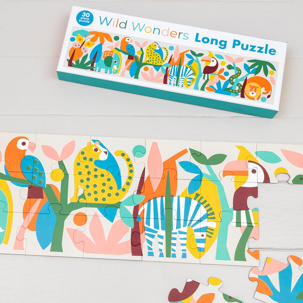 Long Puzzle for Kids - Wild Wonders Theme - 1m Long